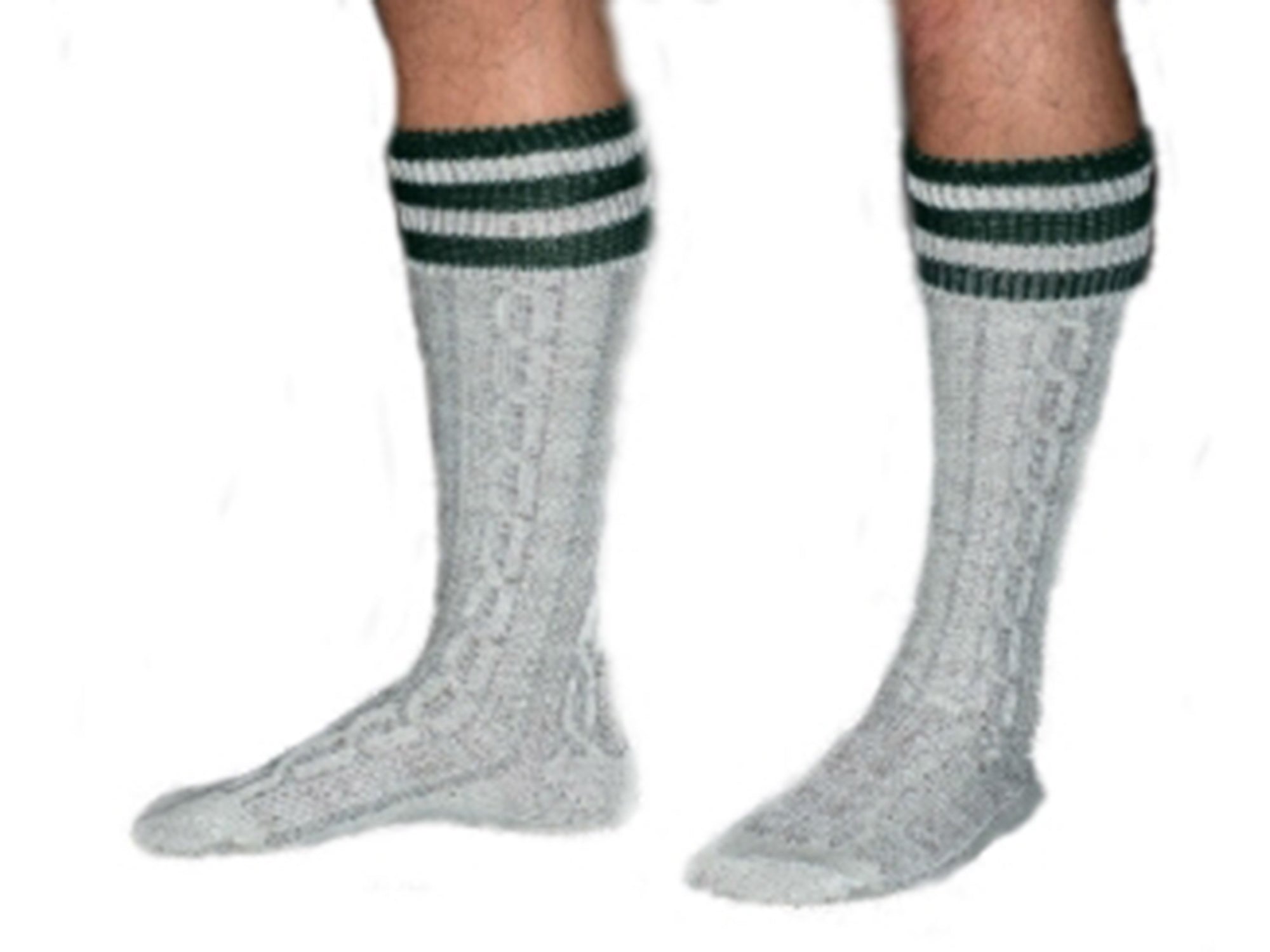 Dirndl Trachten Haus German Lederhosen Long Cotton Socks for Men - 1PC